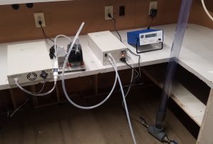 Bench test set-up with ozone example – Oxidation Technologies News